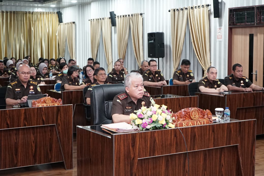 KEPALA KEJAKSAAN AGUNG RI, BUKA RAPAT EVALUASI CAPAIAN KINERJA KEJAKSAAN REPUBLIK INDONESIA ...